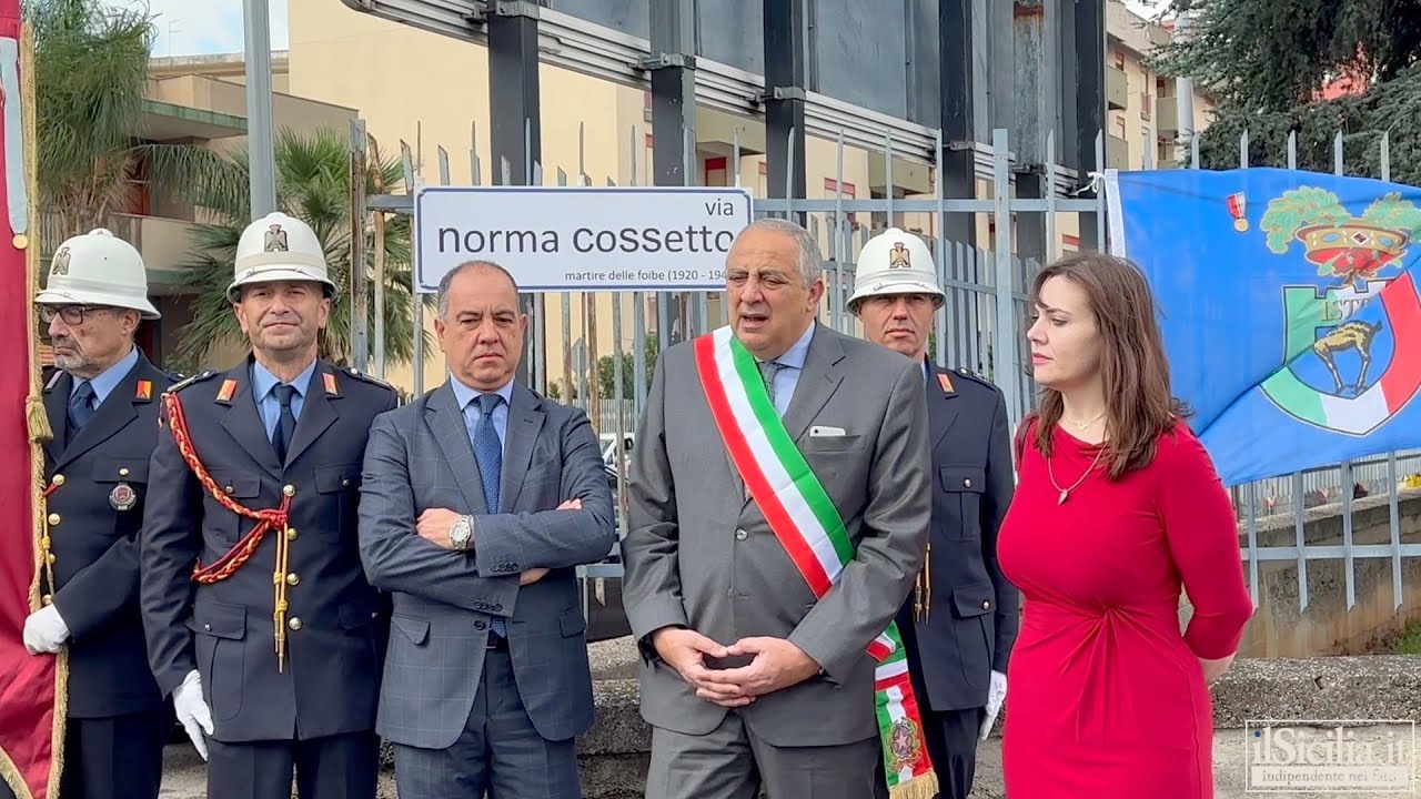 A Palermo una strada intitolata a Norma Cossetto, vittima e simbolo delle foibe CLICCA PER IL VIDEO